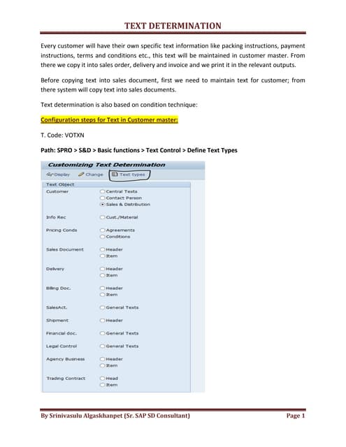 Availability Check in SAP SD | DOC