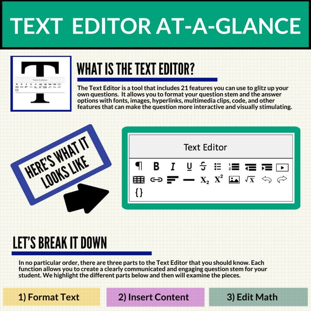 Text Editor At-a-Glance Guide [Infographic] | PDF