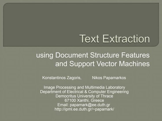 Segmentation - based Historical Handwritten Word Spotting using document-specific Local Features ...