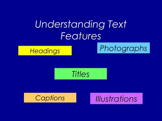 Text features powerpoint | PPTX