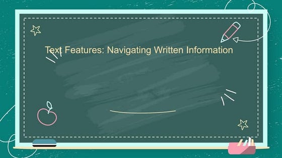 Text features powerpoint | PPTX