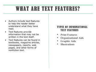 Informational text powerpoint | PPT