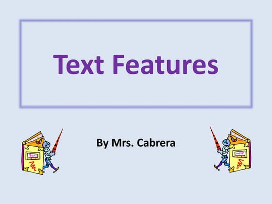Text features-chart-freebie | PDF