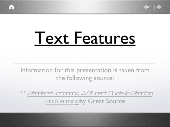 Text features-chart-freebie | PDF