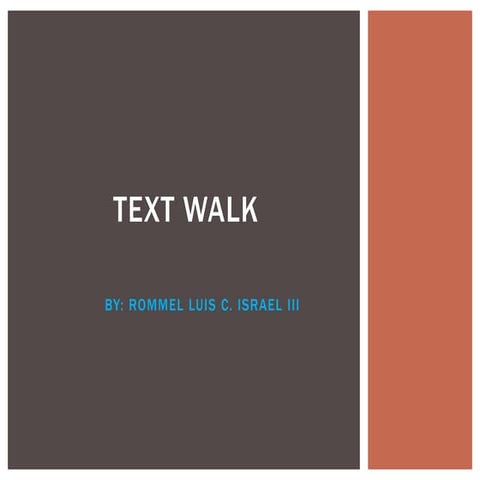 TEXT WALK | PPTX