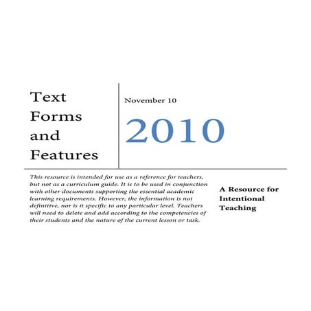 Bentuk teks dan ciri-cirinya | PDF | Educational Assessment | Education