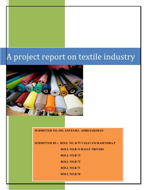 Introduction to Textile | PPT