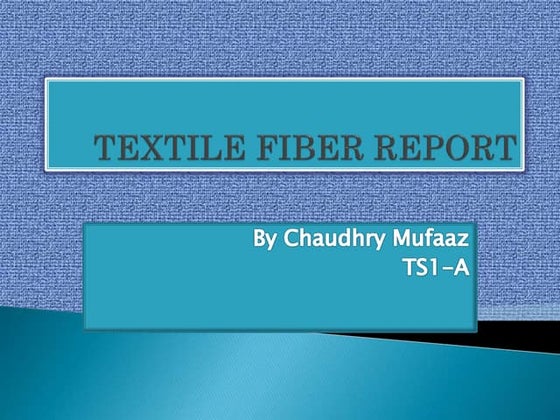 Identification of Textile Fibers | DOCX