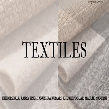 Textile and its types by nift kolkata students of FP-2025.pdf