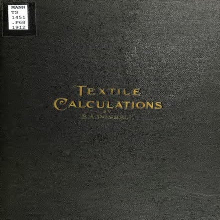 Textile Calculation.pdf,Textile Calculation | PDF