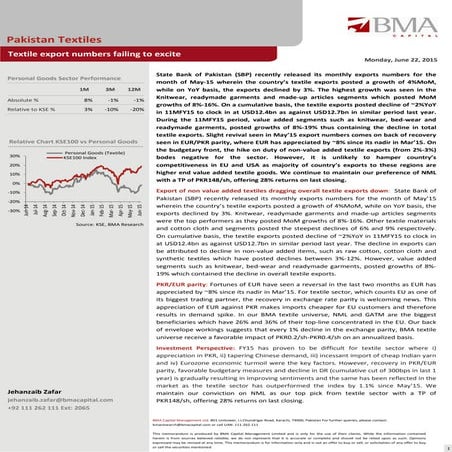 BMA Capital - Nishat Mills Report | PDF