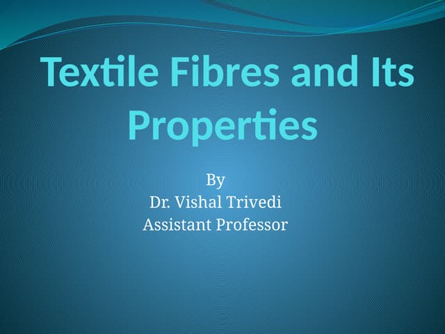 Comparison of tensile properties of textile fibre | PDF