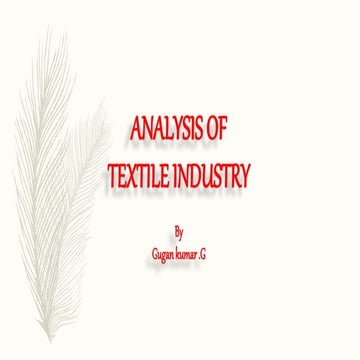 Textile industry | PPT
