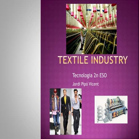 Textile industry presentation | PPTX