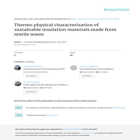 Textile insulation | PDF