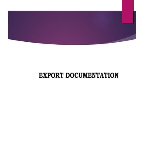 International Trade Documents: 10 Top Documents