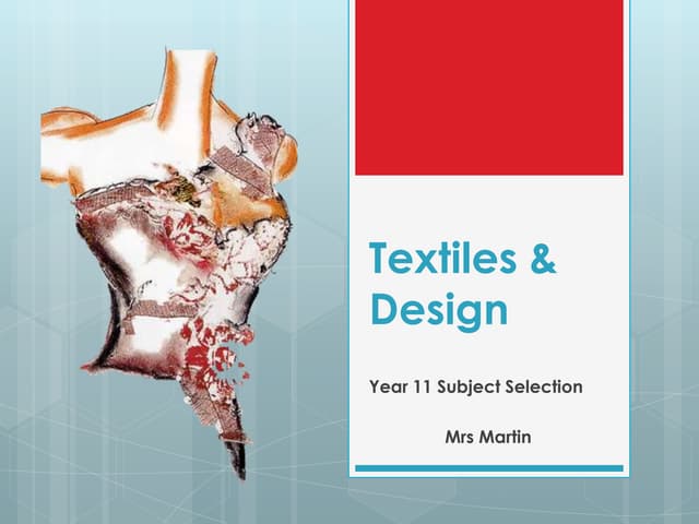 Introduction to Textile | PPTX
