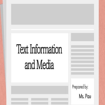 Text Information and Media.pptx