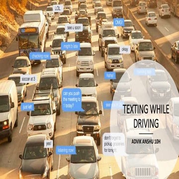 Texting while driving | PPT