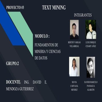 Text mining | PPTX