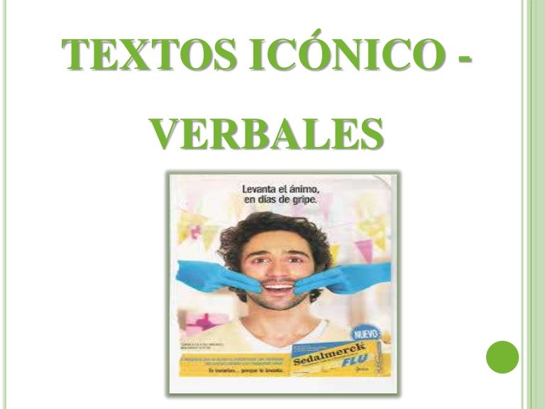 Texto icónico verbal