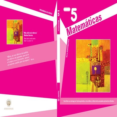 Texto matematicas 5to grado | PDF