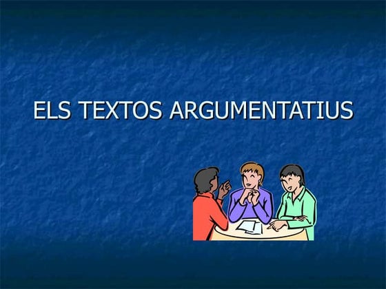 El text argumentatiu | PPT