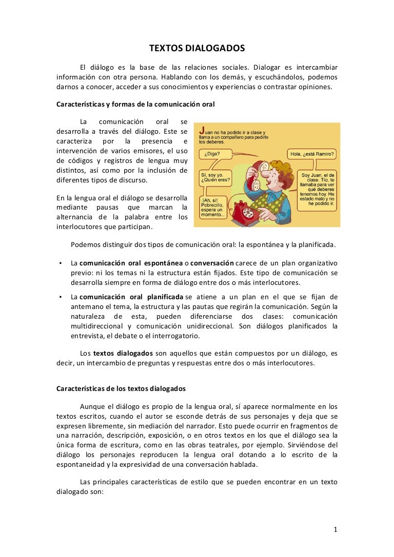 Textos dialogados