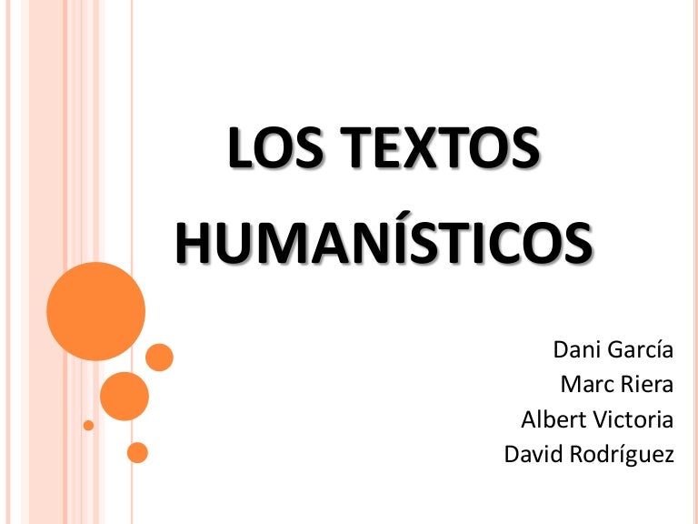 Textos Humanísticos