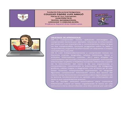 Hojas De Trabajo De Texto Informativo Para La Escuela Secundaria