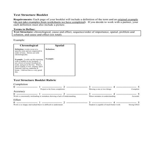 Textstructure project | PDF