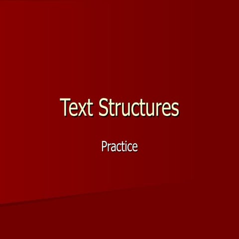 Text Structures | PPT