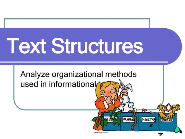 Text structure ppt | PPT