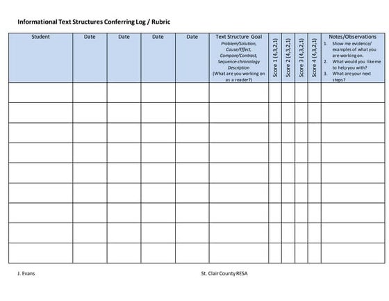Classroom schedule template example | PDF
