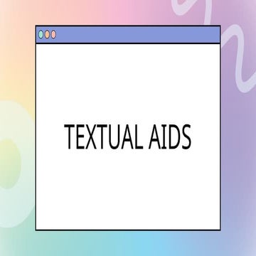 TEXTUAL AIDS .pptx