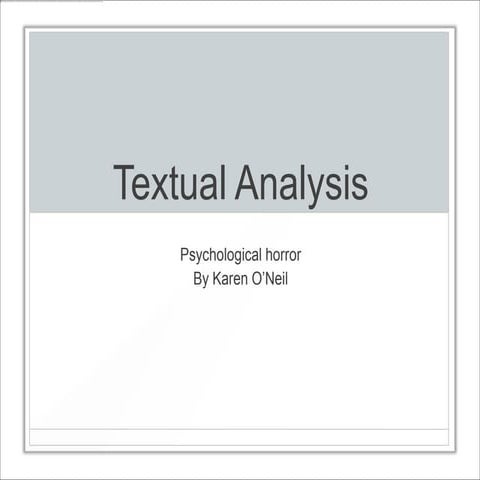 The Psychology of Fear - Why We Love Horror Movies | PDF