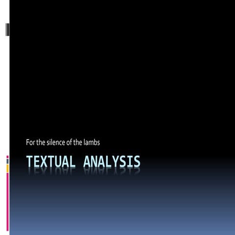 Textual analysis | PPT