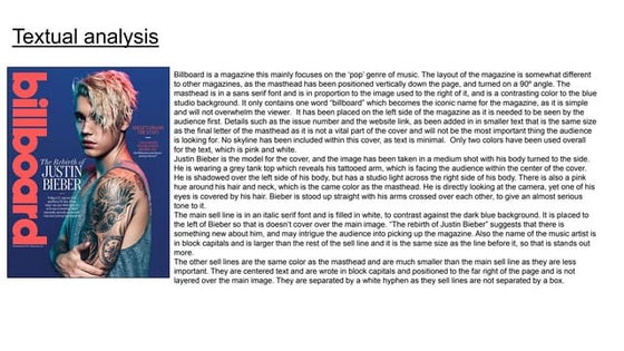 Lana Del Rey Magazine Cover Analysis | DOCX