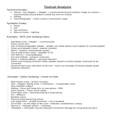 Textual analysis | PDF