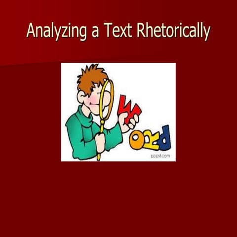 Textual analysis and the importance of texting theory | PPT