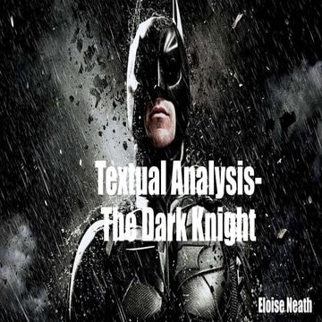 The dark knight opening analysis | PPTX