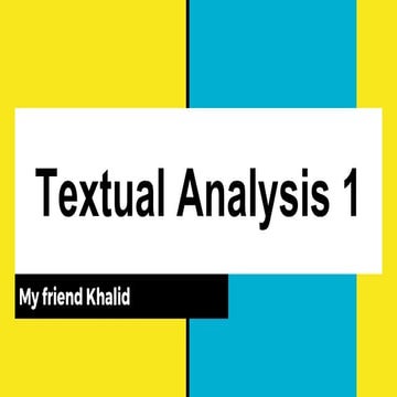 Textual analysis 1 - A level media | PPT