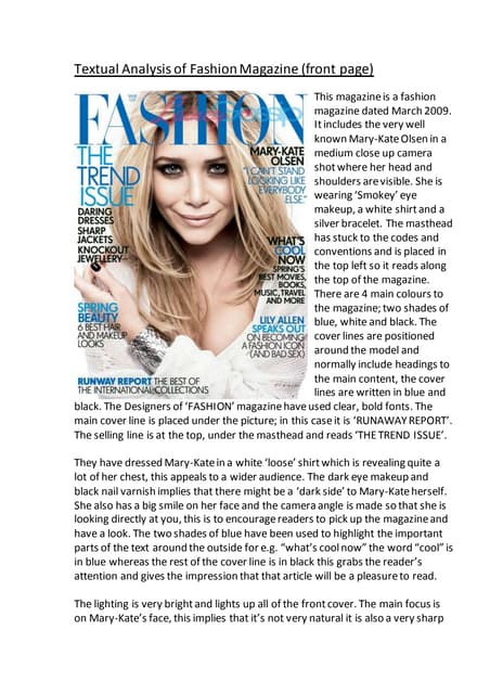 Magazine Cover Key Features | PPTX