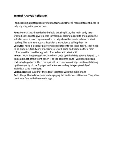 Magazine Front Cover: First Mock Ups | PPT