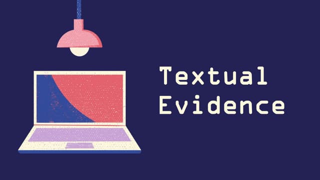 Assertions and determining textual evidence | PPTX