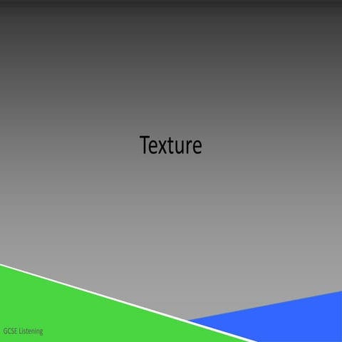 Texture | PPT