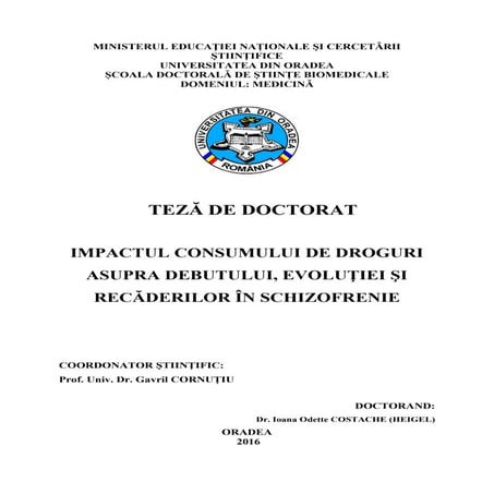 Teza de doctorat costache heigel odette ioana semnat | PDF