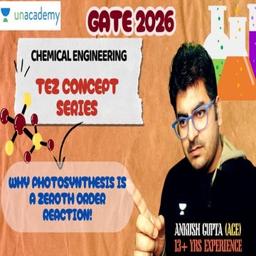 why photosynthesis reaction is 0th order | PPT