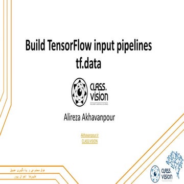 Build Tensorflow Input Pipelines Tfdata 
