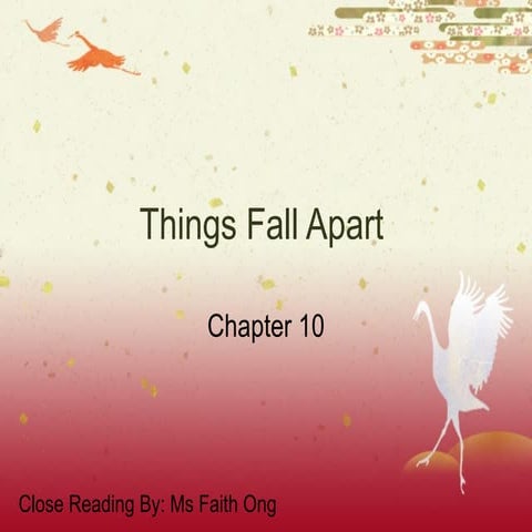 Things fall apart presentation | PPT